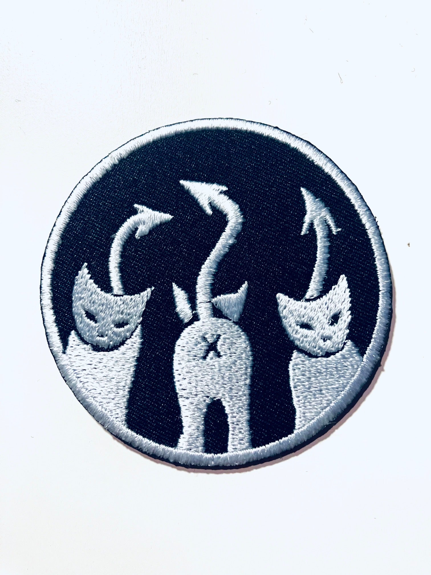 Evil Kitty Embroidered patch